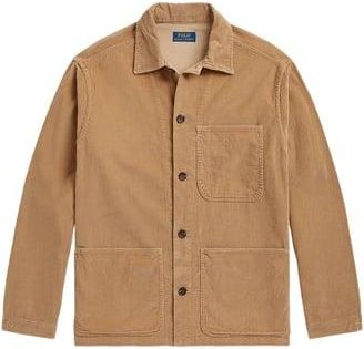Polo Ralph Lauren Surchemise droite col classique c&ocirc;tel&eacute;e en coton