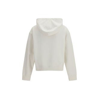 Palm Angels Mens White Cotton Sweatshirt Clothing