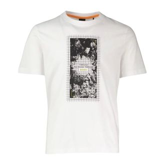 HUGO BOSS Homme, Tops, Blanc, Taille: 2XL Metropolitan T-Shirt en Coton &agrave; Manches Courtes