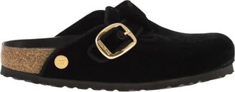 Birkenstock Slipper & Pantoletten - Boston Big Buckle - Clog With Large Buckle - Gr. 39 (EU) - in Schwarz - f&uuml;r Damen