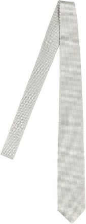 Barba Homme, Accessoires, Gris, Taille: ONE Size Cravate Jacquard &agrave; Motifs