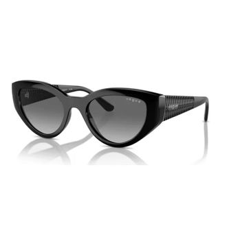 Vogue Eyewear Schwarz/Grau Get&ouml;nte Sonnenbrille - - Accessories - Damen - Schwarzk - 52 MM