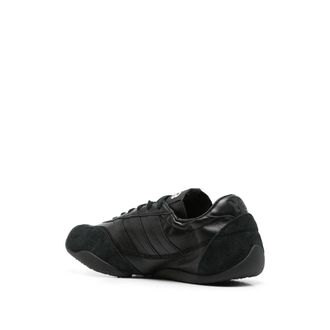 adidas Mens Sneakers Y-3 Black Leather Trainers