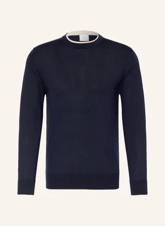 Eleventy Eleventy Pullover Mit Seide blau