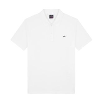 Paul & Shark Homme, Tops, Blanc, Taille: S Polo Metal Shark