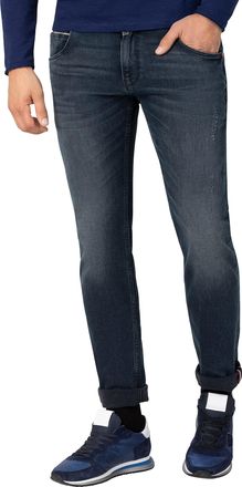 Timezone Herren Slim Scotttz Jeans, Used Blue Black Wash, 32W / 34L EU