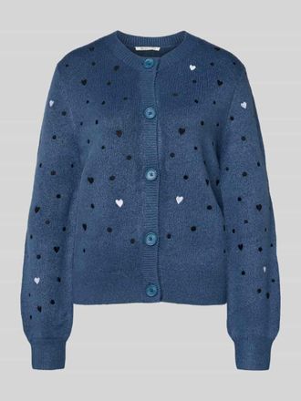 Tom Tailor Denim Regular Fit Strickjacke mit Stickereien