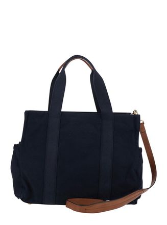 Chlo&eacute; Girls Changing Bag Blue Cotton Shoulder