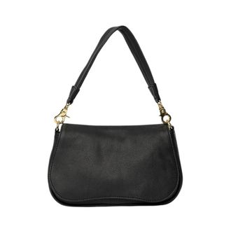 Re:designed Elegante Leder Crossbody Tasche - - Bags - Damen - Schwarzk - ONE SIZE