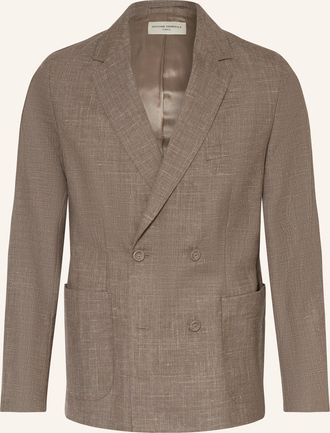 Officine G&eacute;n&eacute;rale Sakko Leon Slim Fit braun