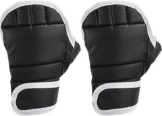 Generico Fingerlose Boxen - Sparring Professional 2 f&uuml;r Kickboxing MMA, Finger mit sicherem Handgelenkschutz | Ausr&uuml;stung