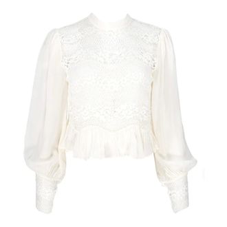 Twinset Damen, Blusen & Hemden, Wei&szlig;, XLGr&ouml;&szlig;e