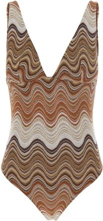 MC2 Saint Barth Femme, Maillots de bain, Multicolore, Taille: 42 FR Rachel Sea Wave 1