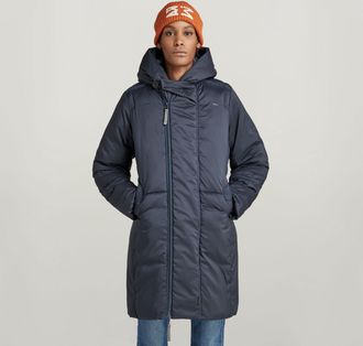 G-Star G - Whistler Padded Parka - Dunkelblau - Damen