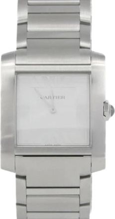 Cartier unisex, Pre-owned, Gris, Taille: ONE Size Montre-bracelet Tank Fran&ccedil;aise Pre-owned