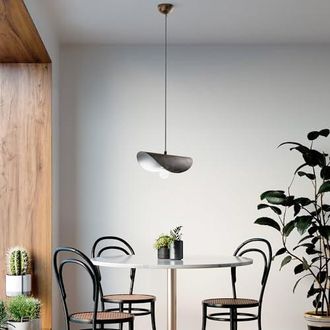 Opviq Elegant Adjustable Chandelier, Antiquation Finish, 30 x 20 x 10 cm | Metal Body, Height 17-106 cm, &Oslash;10 Base, 90 cm Cable | Perfect for Modern Decor