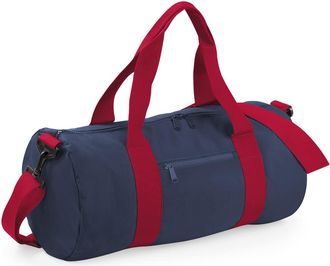 BagBase BG140 Original Barrel Bag - French Navy/Classic Red