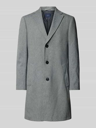 Christian Berg Mantel mit Leistentaschen