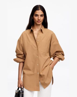 Arket Hemd Mit Dolman-&Auml;rmeln -Beige