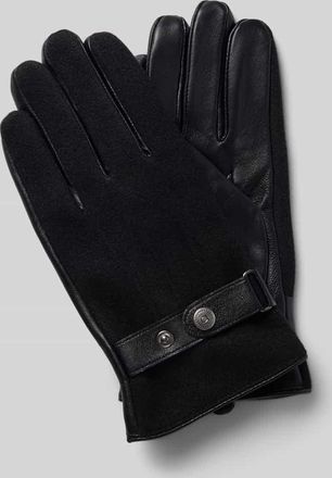 Bugatti Handschuhe aus Viskose-Mix mit Riegel
