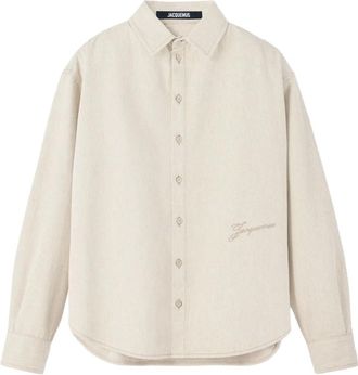 Jacquemus Homme, Chemises, Brun, Taille: L Simon de-Nîmes Denim Shirt
