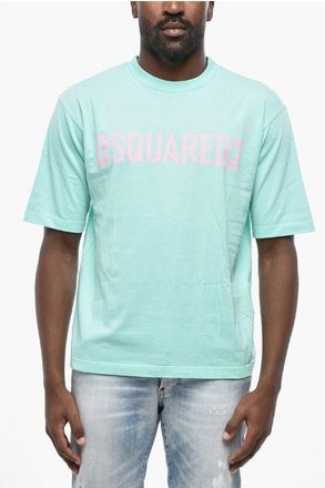 Dsquared2 Logo Printed LOOSE FIT Crew-neck T-Shirt size S