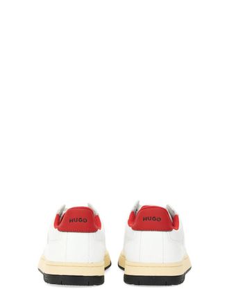 HUGO BOSS Leather Sneaker - White