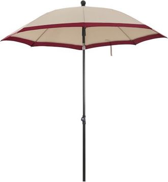 Siena Garden City Push Mittelstockschirm &Oslash;180 cm beige/Plum