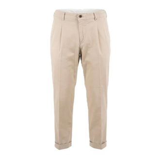 Myths Pantalon tailleur &agrave; plis - Homme - Pantalons - Blanc - Taille: L