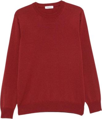 KANGRA Rundhals-Pullover - - Knitwear - Herren - Rot - XL