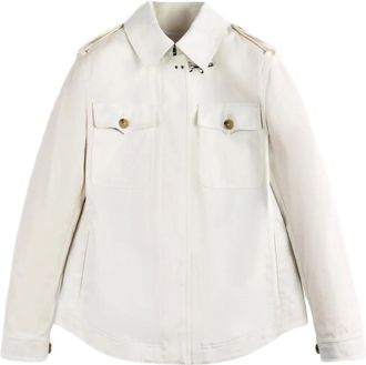 Fay Femme, Vestes, Blanc, Taille: 42 FR Veste Chemise Boutonn&eacute;e