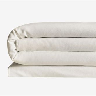 Sklum Bettbezug aus Leinen 160 g/m&sup2; Sorana Weiss Bett 135/140cm (220 x 220 cm)