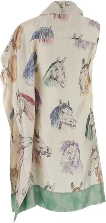Moschino Womens Abito Fantasiaavorio Abiti Dress