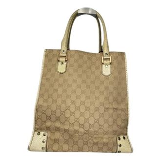 Gucci Pre-owned Canvas Tote Bag - - Pre-owned - Damen - Beige - ONE SIZE