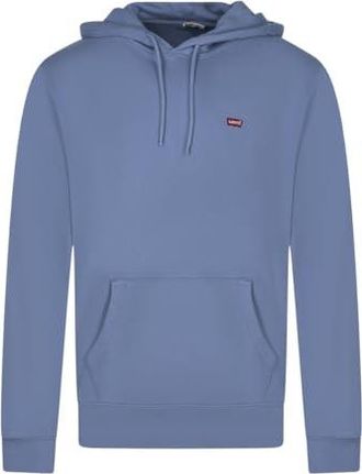Levi's Sweat à Capuche Coton avec Manches Longues et col à Capuche Bleu - Taille l