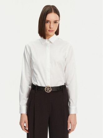 Guess Hemd W5RH31 WAF10 Weiß Regular Fit