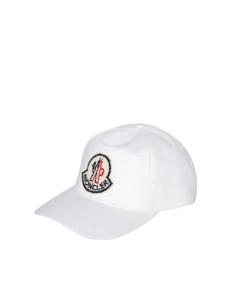 Moncler Caps & M&uuml;tzen - White Technical Fabric Baseball Cap - Gr. ONE SIZE - in Wei&szlig; - f&uuml;r Damen