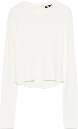 Maje Pullover mit Schleife - Nude