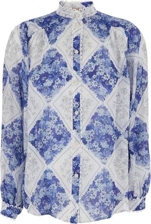 Twinset Femme, Blouses et Chemises, Multicolore, Taille: 36 FR High Neck Shirt