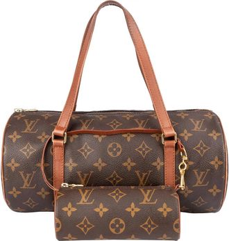 Louis Vuitton Crossbody Bags - Louis Vuitton Canvas Monogram Papillon Set Handbag - Gr. unisize - in Braun - f&uuml;r Damen