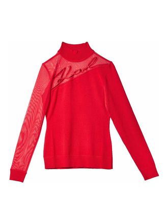 Karl Lagerfeld Pull Col Roulé - Rouge