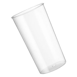 DOITOOL Transparenter Langlebiger Pe Blumen Eimer mit Anti Fall Design Moderner Zylinder blumentopf für Blumenarrangements für Zuhause Büro und Blumengeschäft