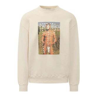J.W.Anderson Star Man Sweatshirt - - Sweatshirts & Hoodies - Herren - Beige - L