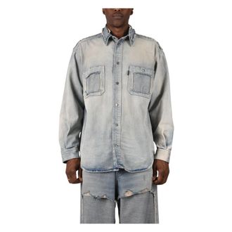 Haikure Denim-Hemdjacke - - Shirts - Herren - Blau - M