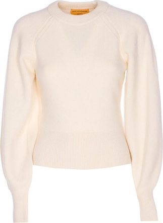 Guest In Residence Rundhalspullover - Weiß