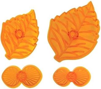 PME 103FF049 JEM Hortensien-Ausstecher, Sortiment, 4-teilig, Kunststoff, Ivory, 9 x 1 x 25 cm