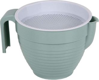 cofan Fett mit Sieb in 500 ml Modell Basilikum | Küchenfett | Maße 16,5 x 12 x 10 cm