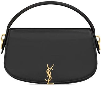 Saint Laurent Crossbody Bags - SAINT LAURENT VOLTAIRE Half-moon shoulder bag - Gr. unisize - in Schwarz - f&uuml;r Damen