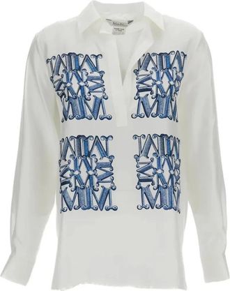 Max Mara MXMFiltro Hemd Ozean - - Blouses & Shirts - Damen - Wei&szlig; - M
