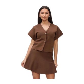 Notre-V Damen, Strickwaren, Braun, XSGr&ouml;&szlig;e
